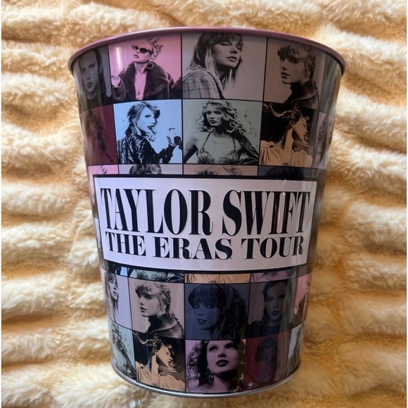 Taylor Swift | Other | Taylor Swift Eras Tour Pink Metal Tin Popcorn ...